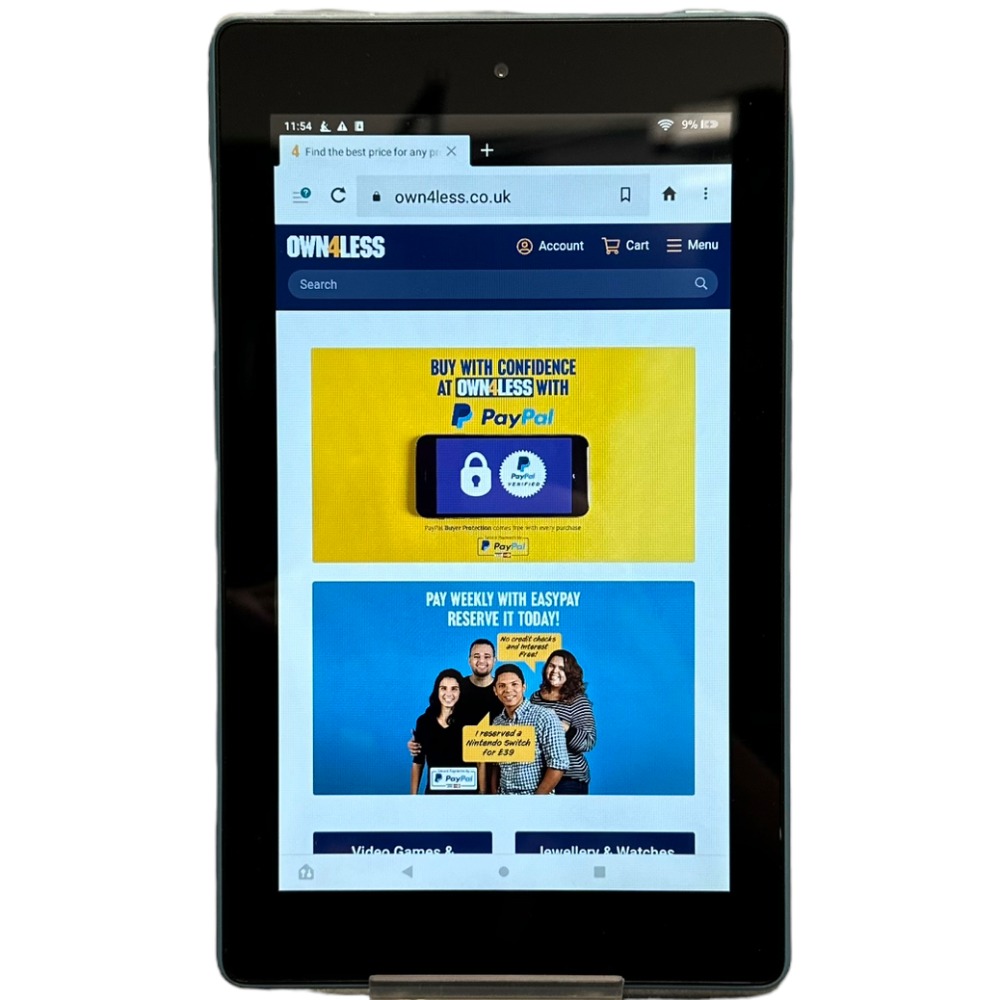 Pre-owned Amazon Fire Tab 9th Gen (Blue, 16GB) - Own4Less